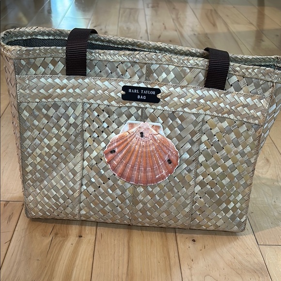 Harl Taylor | Bags | Harl Taylor Bahamas Woven Straw Tote Bag | Poshmark